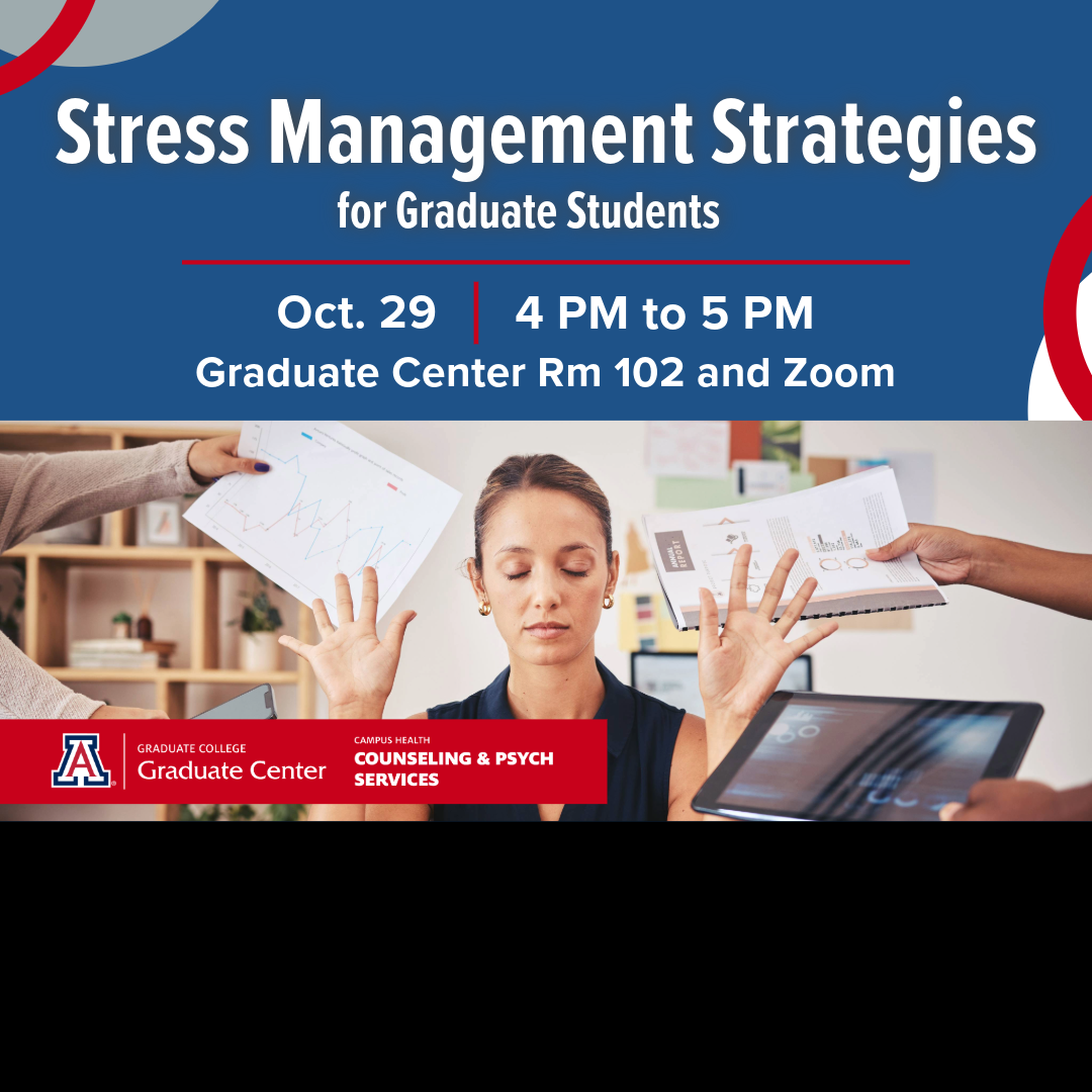 Oct. 29: Stress Management Strategies for Graduate Students | Graduate ...