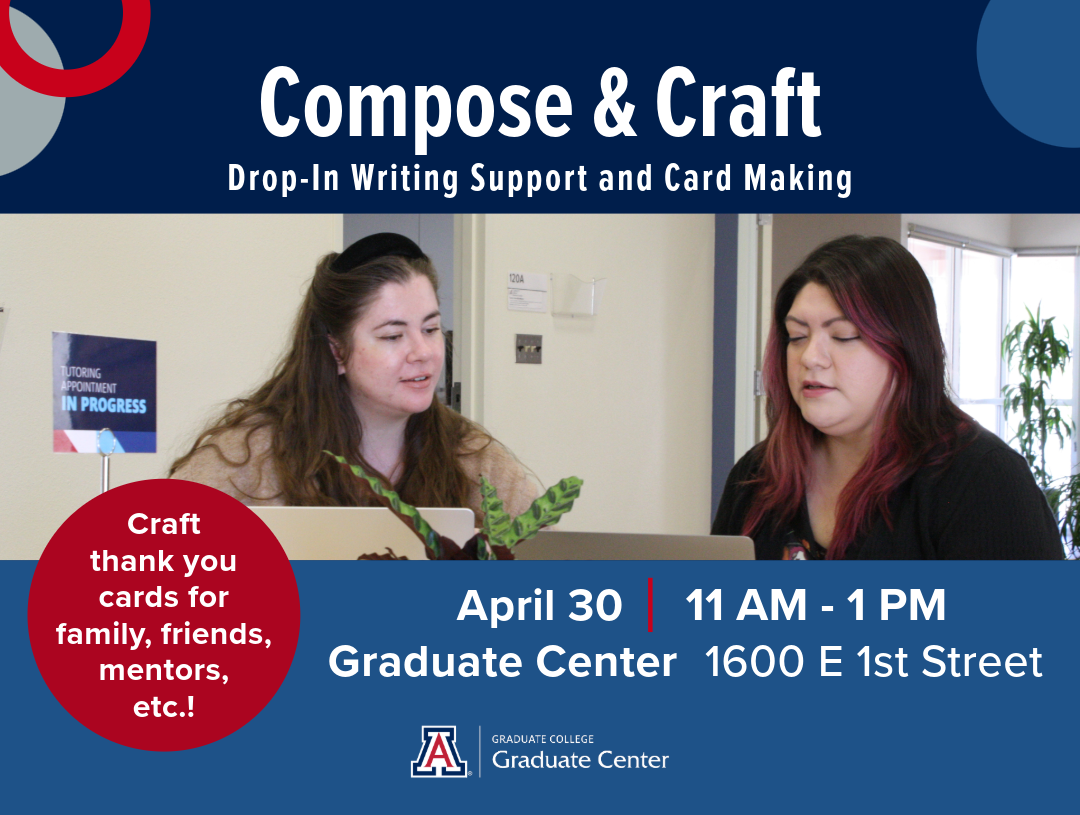 Practice Gratitude and Get Some Writing Done at Compose & Craft! | Graduate Center